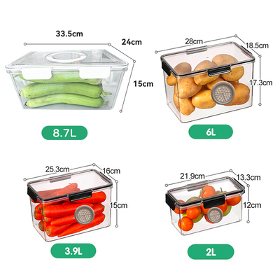 Lulu&lucki无电无冰保鲜收纳盒便携款单个装厨房户外专用2000ml