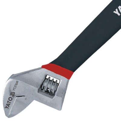 易尔拓(YATO)活动扳手沾塑柄活络扳手活开口扳手6英寸 YT-21650