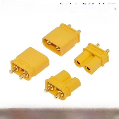 XT30UPB-F/M公母头航模动力电调插头PCB焊板连接器航模锂电池接头