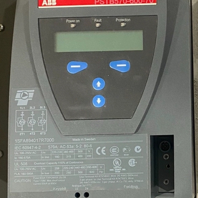 ABB软启动器PSTB570-600-70 400KW