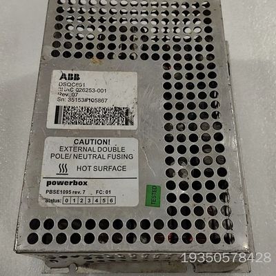 ABB DSQC601 3HAC 026253-001如详谈
