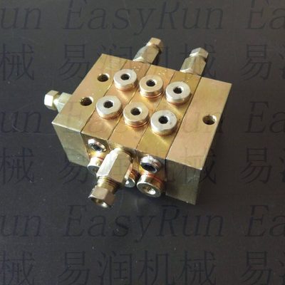 JPQ1递进式黄油分配器/分油块/黄油分配/片式黄油分配器1000型3孔