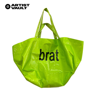 Charli XCX官方周边 brat 购物袋