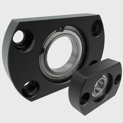 BHC带扣环单轴承对边法兰带座轴承座组件固定座BGCB BFF1