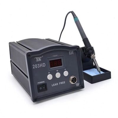 TK泰克203H205H数显无铅恒温焊台90W电烙铁150W大功率高频电烙铁