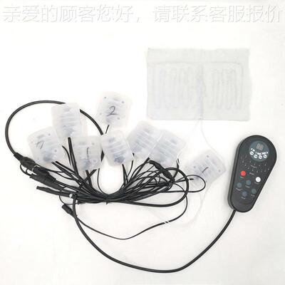 八位带发热摩器配 振动按 摩配按M013件件软床按摩器 按摩椅五金