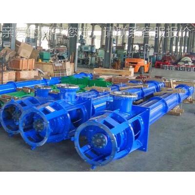 [生产直销污水处理长轴长液下泵轴离长心泵LKO离心轴泵450VCP]-16