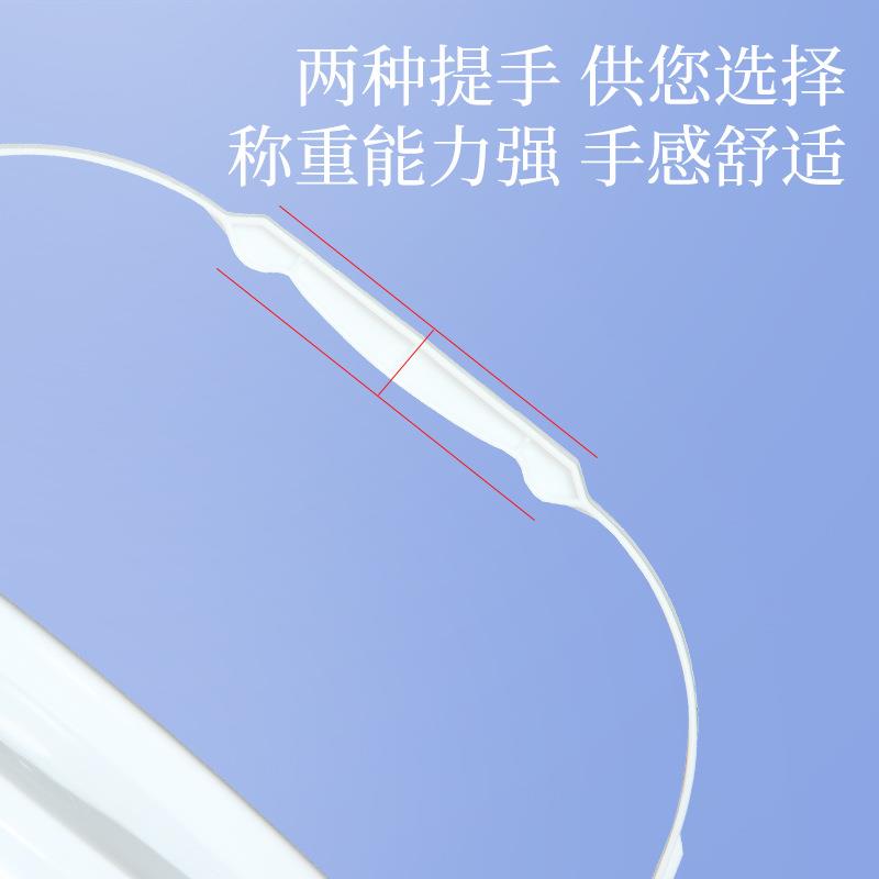 圆形塑料桶20升双沿桶油漆涂料液体包装桶加厚化工机油桶带盖