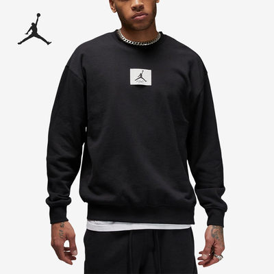 Nike/耐克官方正品Jordan男子休闲薄绒保暖圆领运动卫衣FB6935