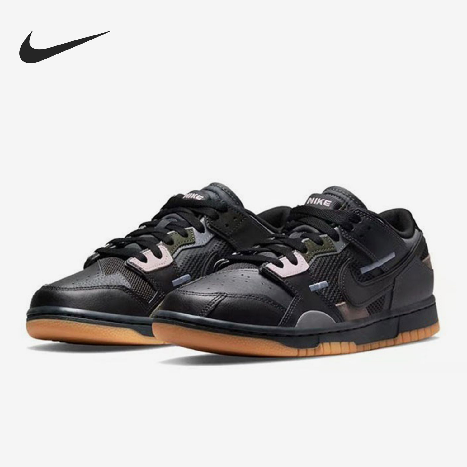 Nike/耐克官方正品 DUNK SCRAP 男子拼接低帮经典板鞋DB0500-001