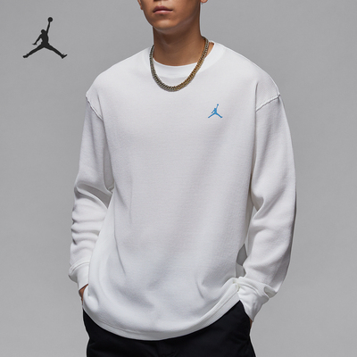 Nike/耐克官方正品JORDAN男士简约宽松针织休闲圆领T恤FV7457-100