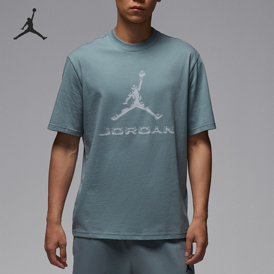 Nike/耐克官方正品JORDAN男士针织透气宽松休闲短袖HQ9092-041