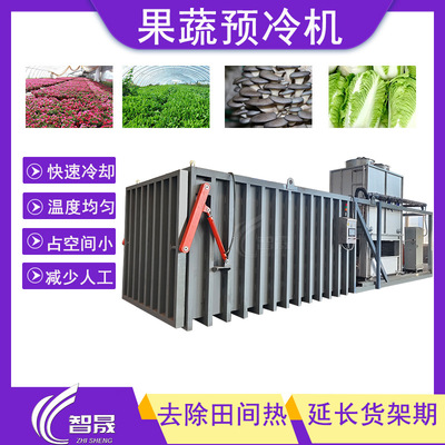 果蔬预冷机去田间热蘑菇快速冷却机 叶类菜打冷机 白菜真空预冷机