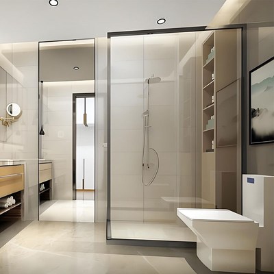 spc石晶墙板卫生间仿瓷砖石塑护墙板酒店淋浴房速装防水装饰墙板