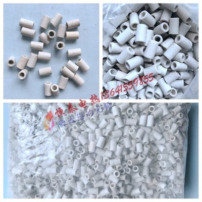 耐高温陶瓷珠 陶瓷环 炉丝穿线珠工业陶瓷珠绝缘瓷珠陶瓷管