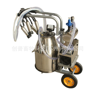 HL-JN11-Cust小型牛羊挤奶机手推车挤奶器羊挤奶器奶牛吸奶机