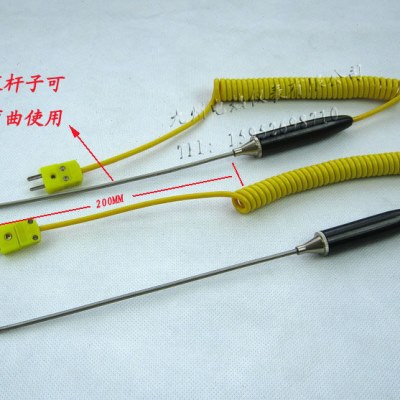 小手柄铠装热电偶 温度测温器 K型传感器 可配TM-902C 6801