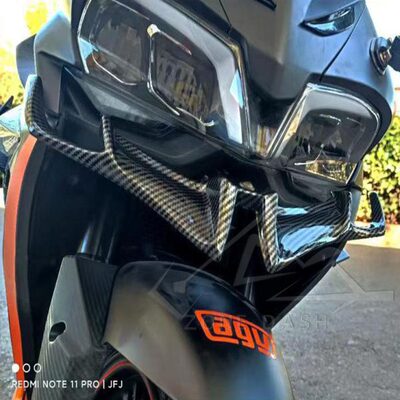 适用 无极300RR 专用 改装鸟嘴 定风翼 改装配件连接铁片 进风翼