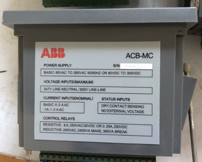 ABB电力监测与控制装置电量仪表ACB-MC98新无包装