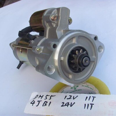 五十铃4JG1起动机M008T80373起动机三一55/65/75挖机起动机马达