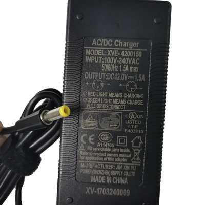 车平衡电动4201500圆头插2HLT-180-电源适配器 42V1.5A充电器