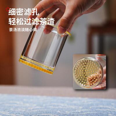 高全玻璃茶壶耐温加厚煮泡茶壶防烫茶水度分离神采壶茶器大容量花