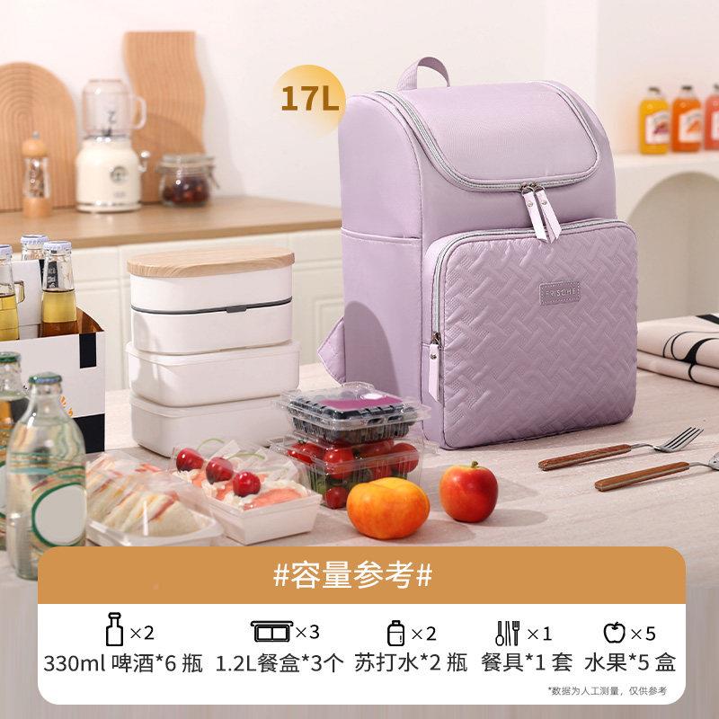 保温袋户外大量可携式外冷藏保鲜冰包包送双肩保温送餐包保容温箱