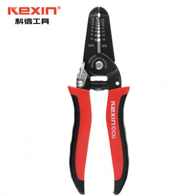 科信KEXIN剥线钳剥皮器破电工电线剥线剪7英寸新老款随机发