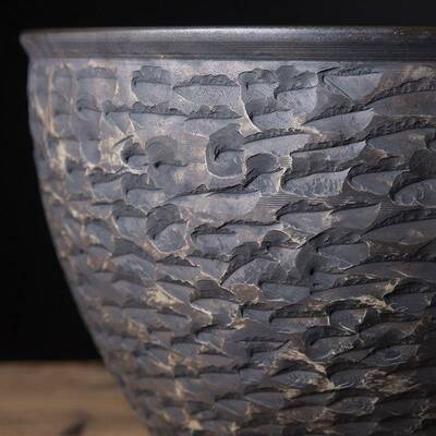 景德镇工石陶瓷庭院鱼缸大缸缸水荷花缸睡莲缸种树YG4820盆彷缸金