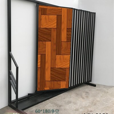 瓷砖推拉柜 瓷砖翻页m展架300600 木地板木门展板 铝扣板涂料展柜