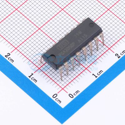 可编程/可变增益放大器(PGA/VGA) PGA205BP PDIP-16 原装