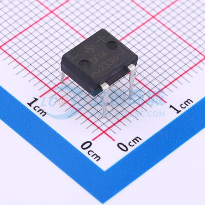 整流桥 DF01M-E3/45 EDIP-4 100V 1A 原装正品 电子元器件