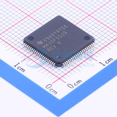 单片机芯片 MSP430F5529IPN LQFP-80(12x12) 25MHz 128KB