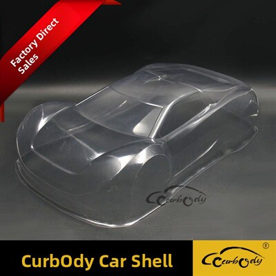 Jule 1:8透明平跑拉q力赛模型壳软车壳漂移赛车遥控车宽度280轴间