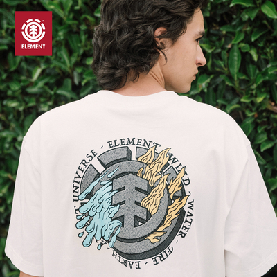 美国ELEMENT滑板短袖T恤