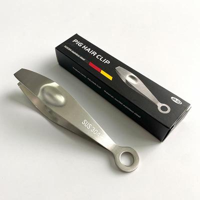 TTANG304不锈钢猪毛夹子拔毛神器厨房家用去鸡毛鸭毛钳镊子鱼刺夹