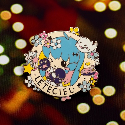 星见夏空LETECIEL金属胸针徽章