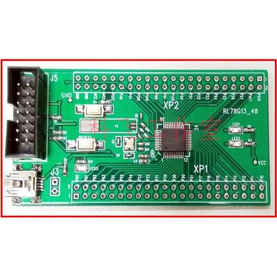 Renesas RL78系列单片机开发板/瑞萨RL78G13系列学习板/ R5F100GE