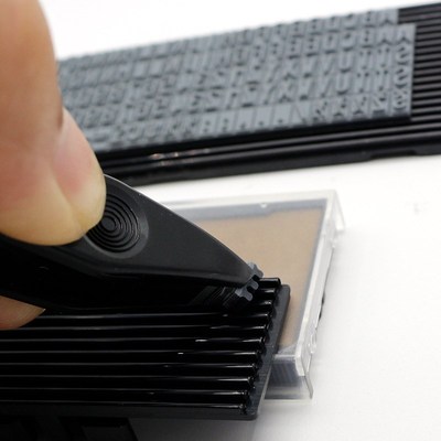 自由编排数字字母印章 自由组合英文数字印章 新力S-600印章组