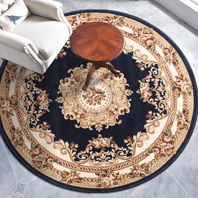 东升地毯欧式客厅茶几饭厅圆桌地垫垫子卧室书房床边电脑椅毯圆形