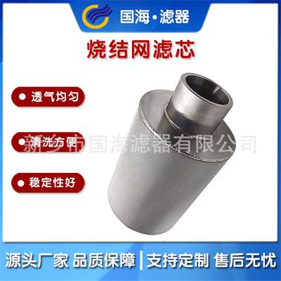 工业电厂空气除尘用不锈钢烧结网滤芯五层耐高温04滤芯量大优惠