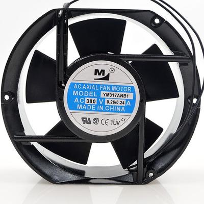一盟220V/380V0.26AYM317ANB1YM217ANB1机床散热风扇17251
