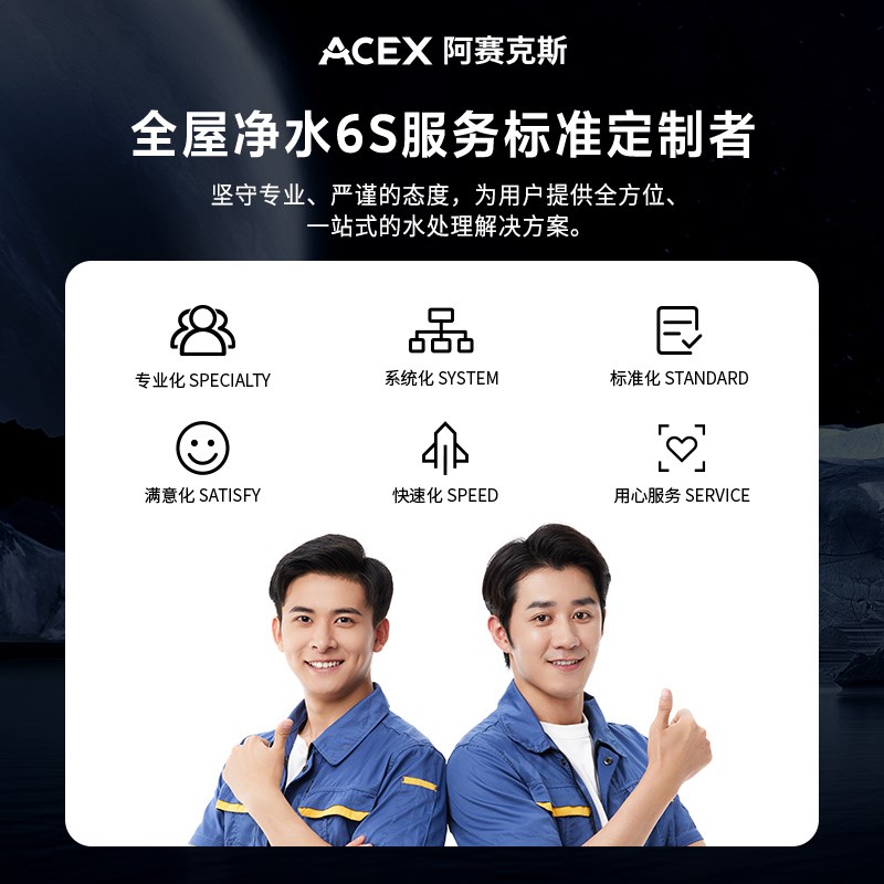 ACEX大户型别墅全屋净水系统套装中央净水机高端软水机家用净水器