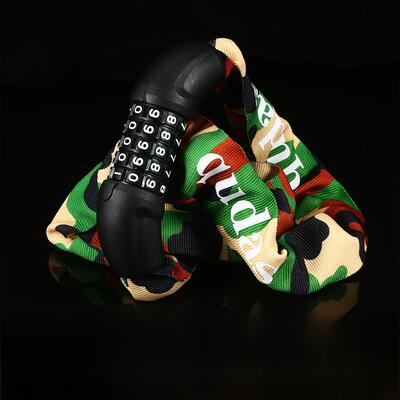 德国qudas奇达士自行车密码炼条锁电动摩托车防盗锁山地单车门锁