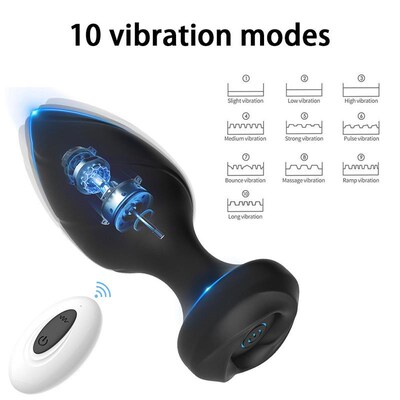 Remote Sex Toys For Men Vibrator anal plug gay expansion