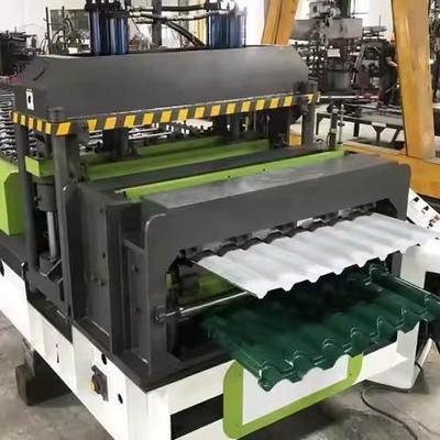产品双层镀锌瓦屋面板制作机彩钢铝双层IBR屋面板机瓦屋面机