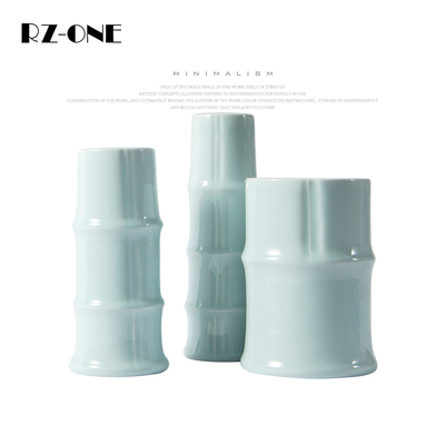 Rzone 陶瓷花瓶摆件软装家居餐桌干花花器现代简约样板房花插装饰