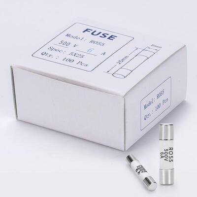 500V陶瓷保险丝熔断器管芯子RO54.R055.R057.R058.500V2A6A10A30A