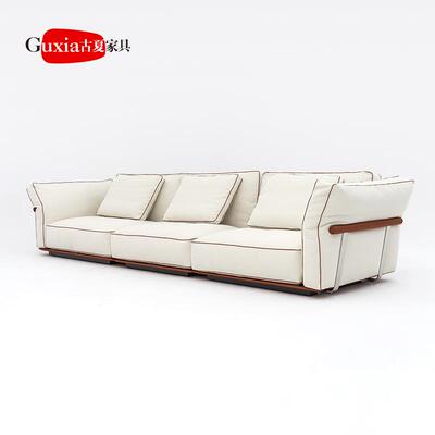 Camelot卡梅洛特沙发布艺现代极简Flexform大平层客厅直排沙发