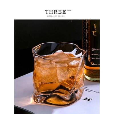 Tlife·Twist玻璃威士忌高端斯堪的纳维亚Normcore玻璃耐高温客厅